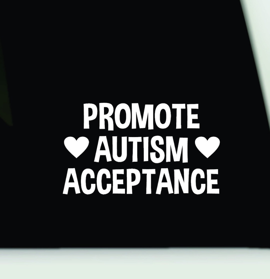Autism Acceptance Vinyl Sticker | Autism Bumper Decal Sticker | Autism ...