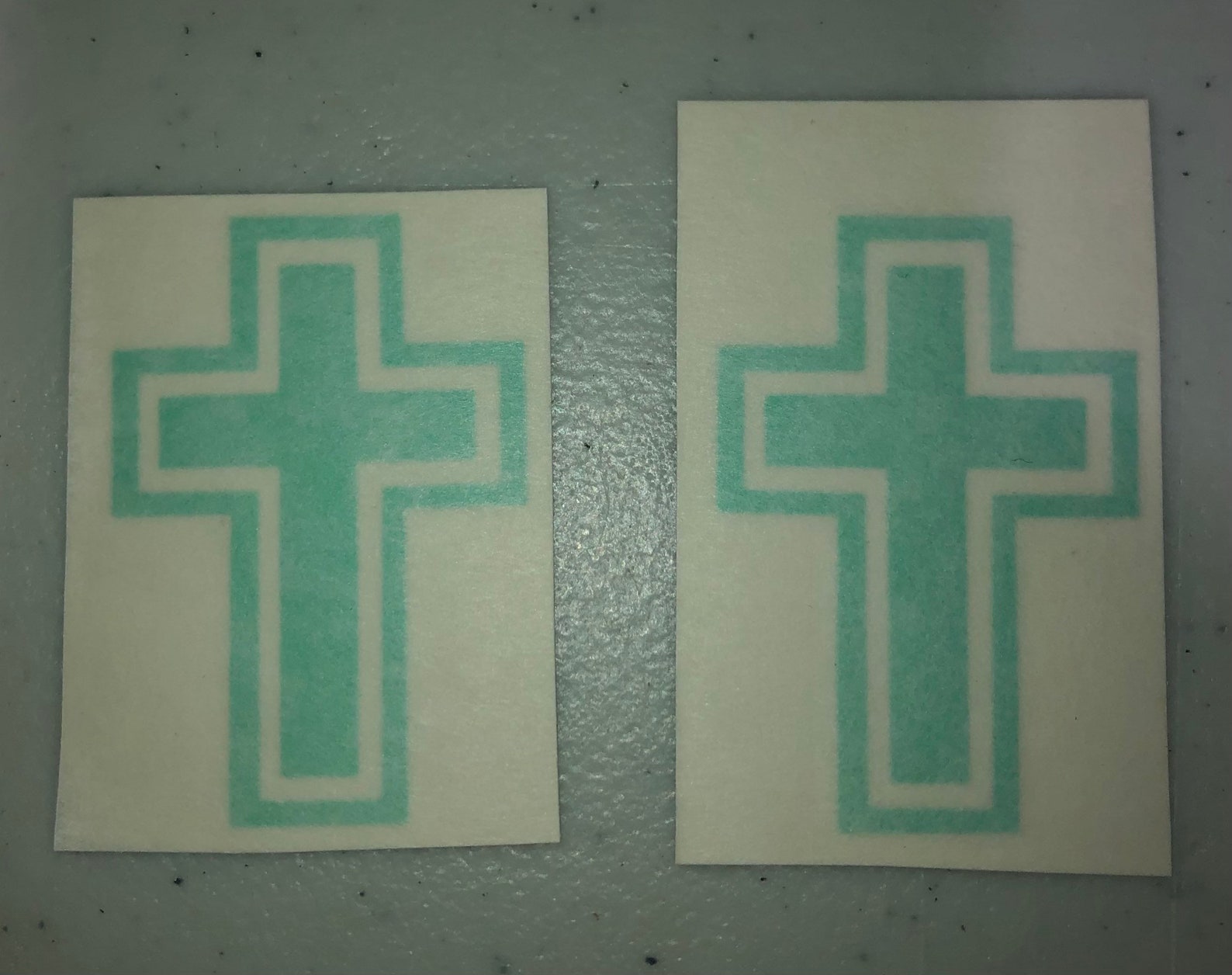 Cross Vinyl Decal Christian Bumper Decal Sticker Cross - Etsy