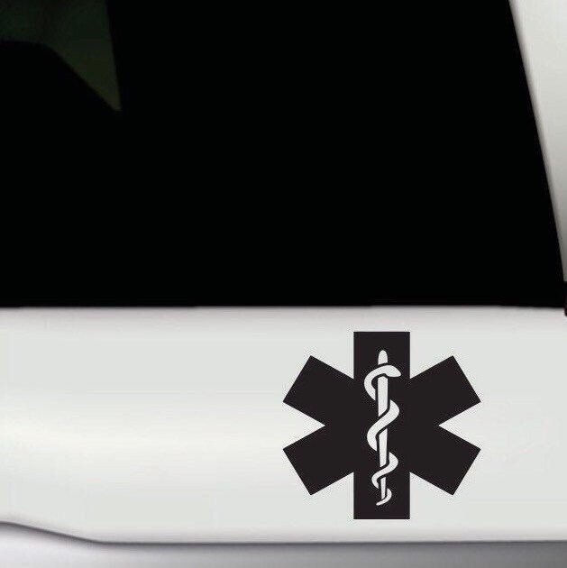 Medical Alert Bumper Sticker Medical Symbol Car Decal - Etsy