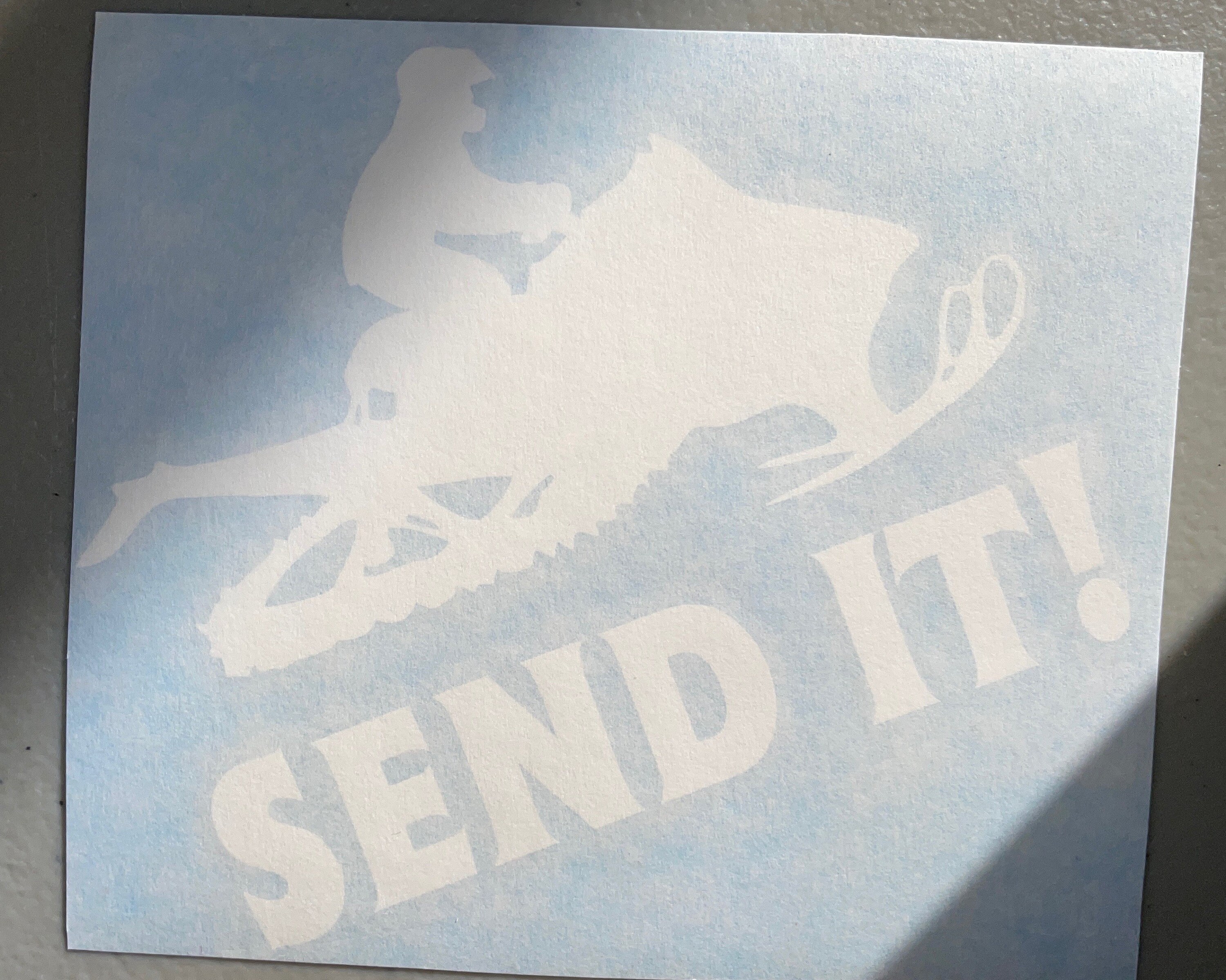 Sled Vinyl Sticker Send It Vinyl Decal Snowmobile Vinyl - Etsy