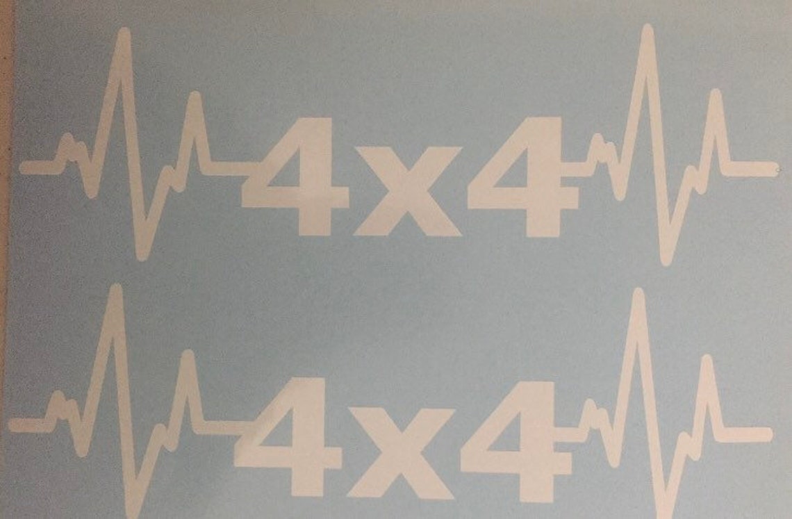 4x4 Truck Decal 4x4 Vinyl Bumper Sticker 4x4 Sticker | Etsy