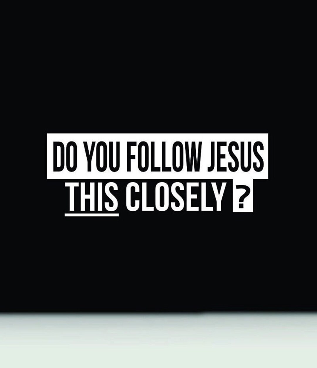 Funny Bumper Sticker | Jesus Bumper Sticker | Do You Follow Jesus This ...