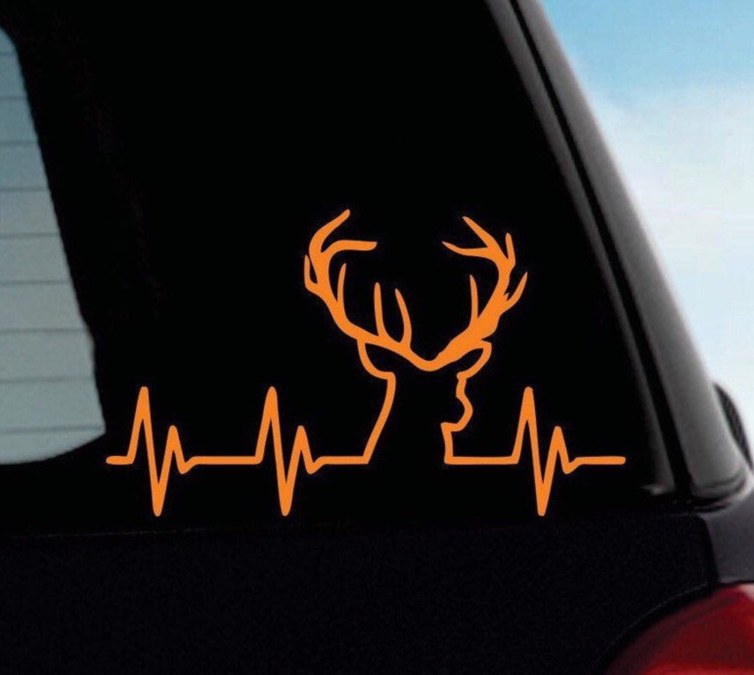 Deer Bumper Sticker | Hunting Truck Decal | Hunting Bumper Sticker ...
