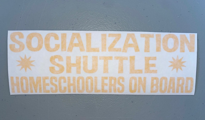Homeschool Bumper Sticker | Homeschoolers on Board Vinyl Decal ...