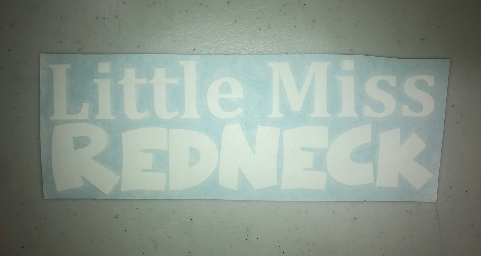 Little Miss Redneck Bumper Sticker Funny Redneck Vinyl Decal | Etsy