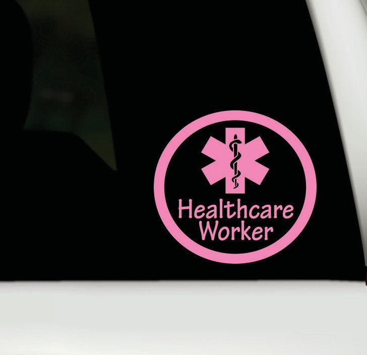 Healthcare Worker Bumper Window Sticker Healthcare Worker - Etsy