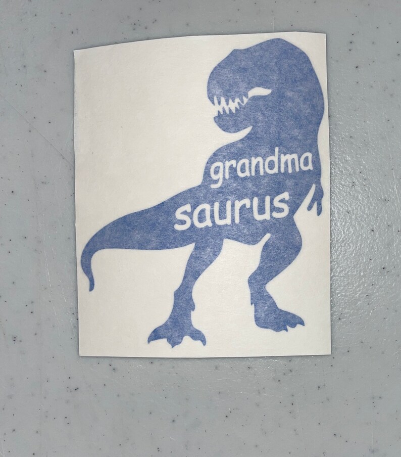 Grandmasaurus Vinyl Decal Grandma Bumper Sticker Grandma | Etsy