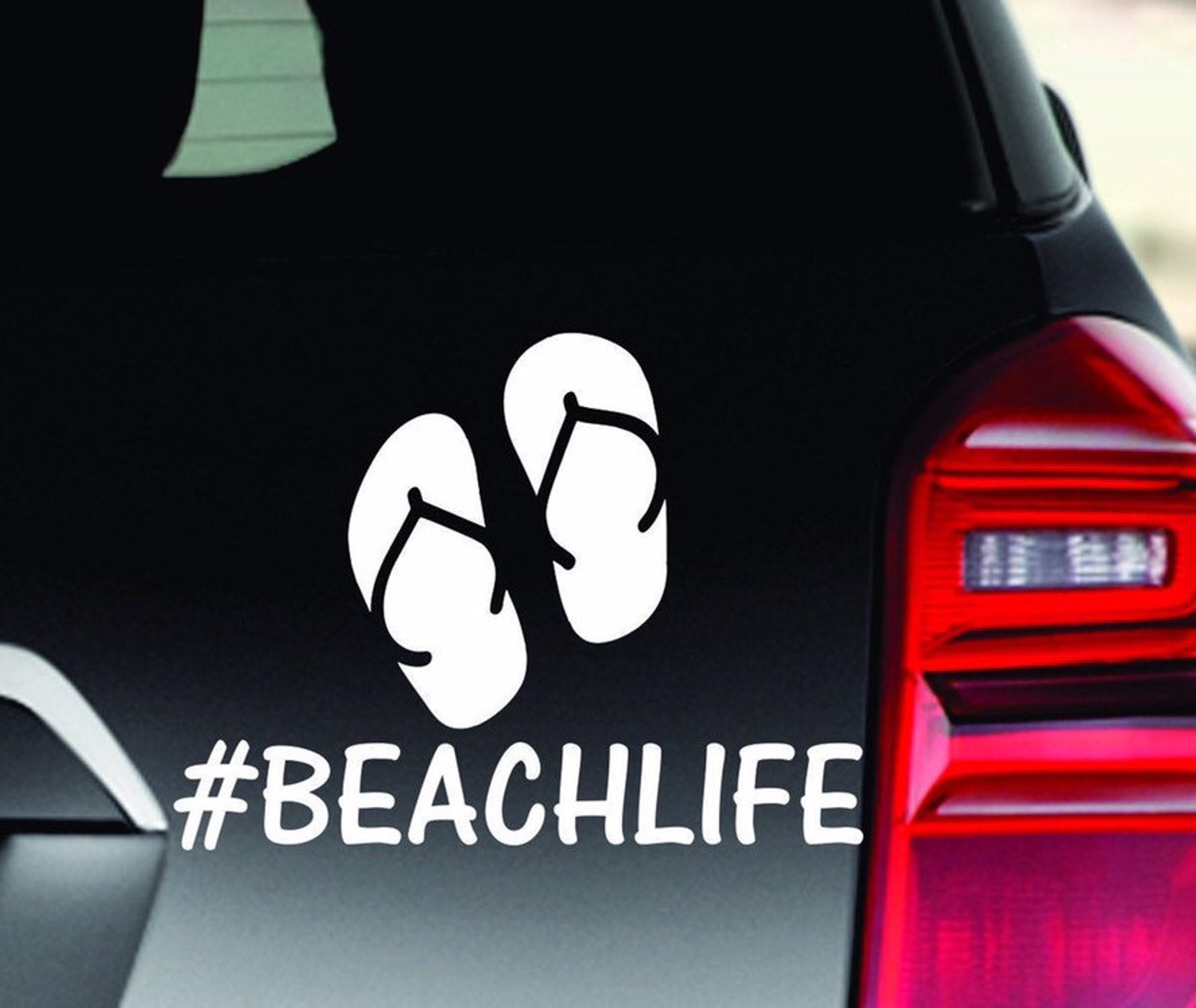 Beach Life Bumper Sticker Beach Car Decal Beach Life | Etsy