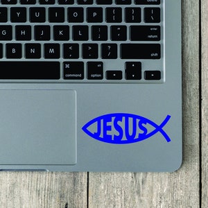 Jesus Bumper Sticker | Jesus Symbol Car Decal | Jesus Vinyl Sticker ...