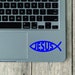 Jesus Bumper Sticker Jesus Symbol Car Decal Jesus Vinyl Sticker Jesus ...