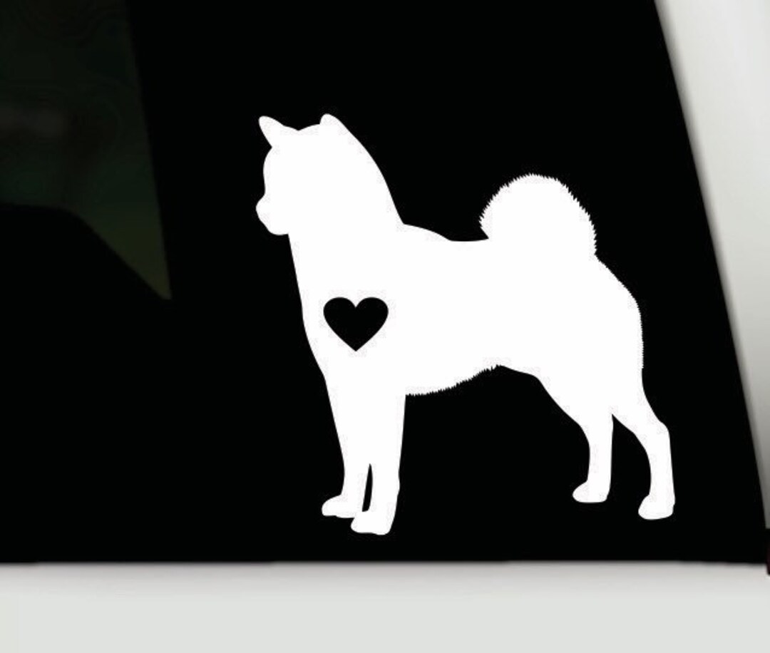 Shiba Inu Vinyl Decal Sticker | Shiba Inu Bumper Sticker | Shiba Inu ...