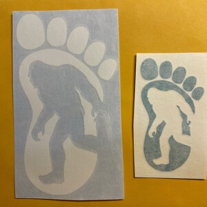 Bigfoot Bumper Sticker | Bigfoot Car Truck Decal | Yeti Vinyl Decal ...
