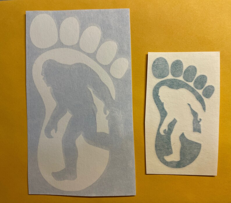 Bigfoot Bumper Sticker Bigfoot Car Truck Decal Yeti Vinyl | Etsy