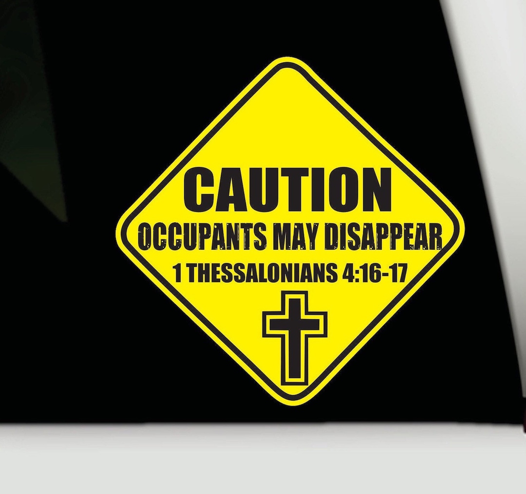 Rapture Vinyl Printed Sticker | Full Colour Printed Christian Sticker ...