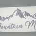 Mountain Mama Vinyl Decal Sticker | Mountain Mama Bumper Sticker ...