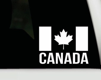Canada Flag Vinyl Decal Sticker Canada Flag Symbol | Etsy
