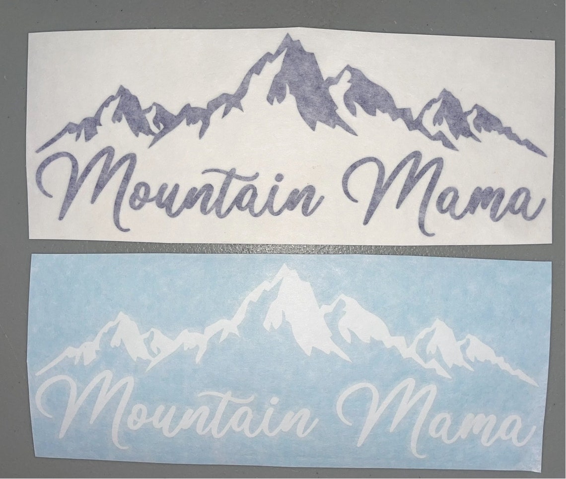 Mountain Mama Vinyl Decal Sticker | Mountain Mama Bumper Sticker ...