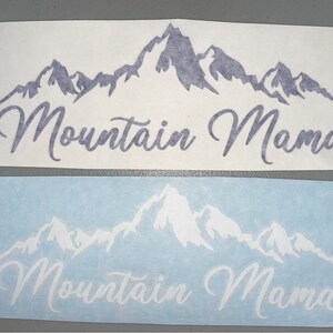 Mountain Mama Vinyl Decal Sticker | Mountain Mama Bumper Sticker ...