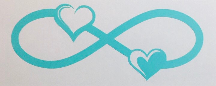 Infinity Symbol Vinyl Decal Infinity Car Decal Infinity | Etsy Canada
