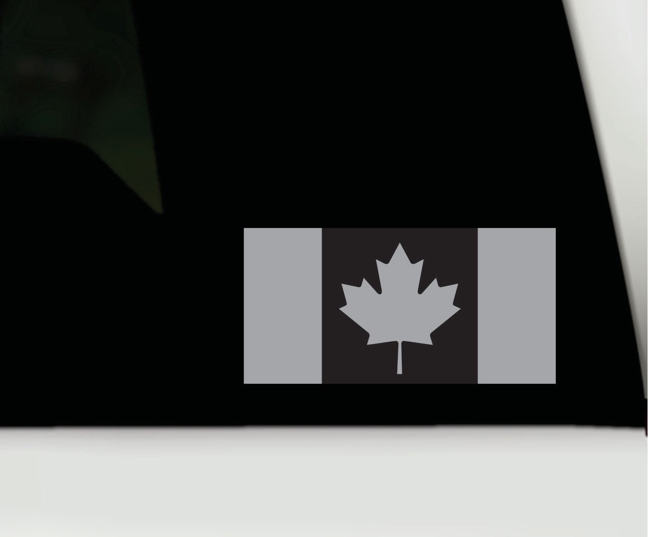 Canada Flag Vinyl Sticker Canada Flag Full Colour Printed | Etsy