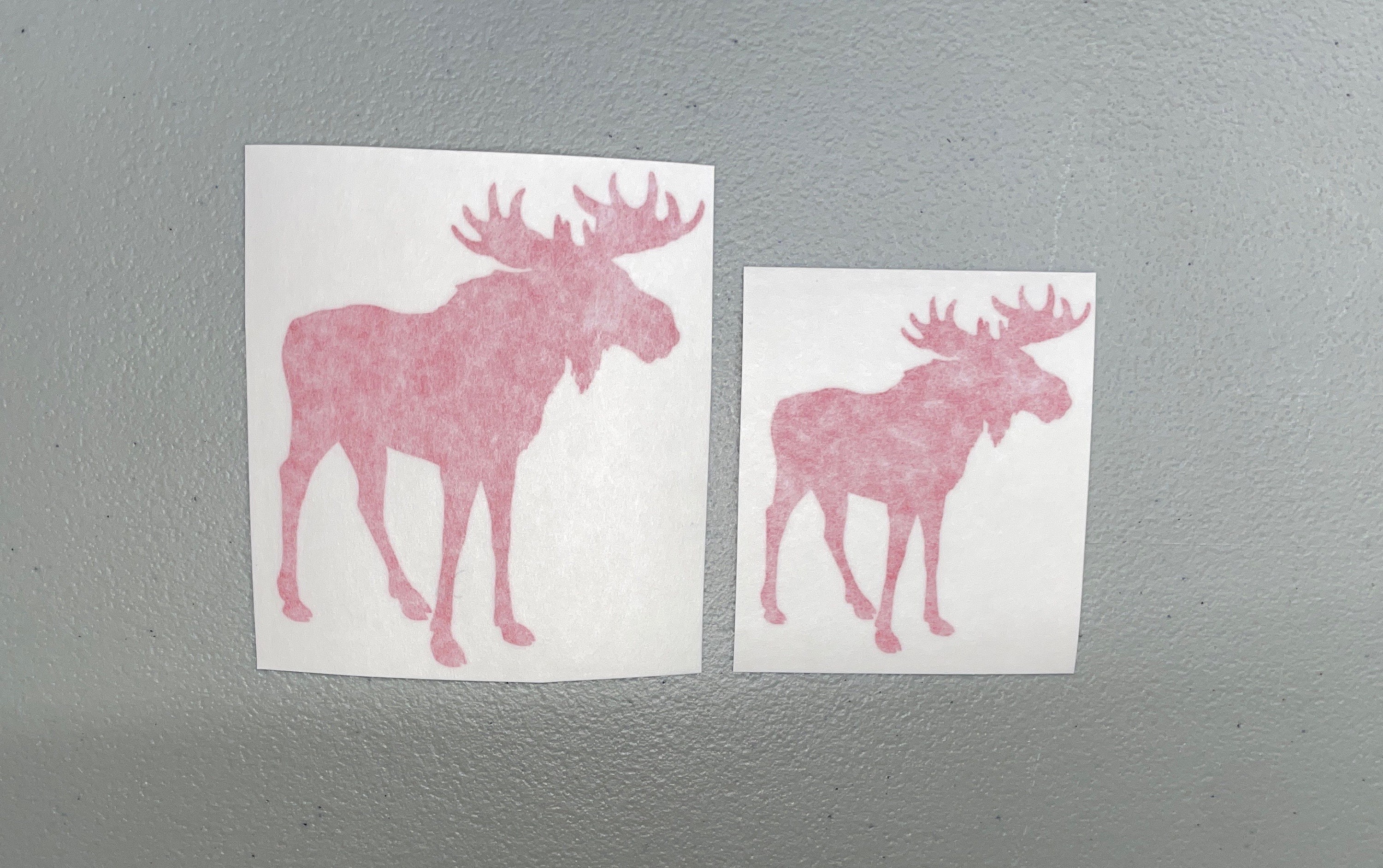 Moose Vinyl Decal Sticker Moose Bumper Sticker Hunting - Etsy