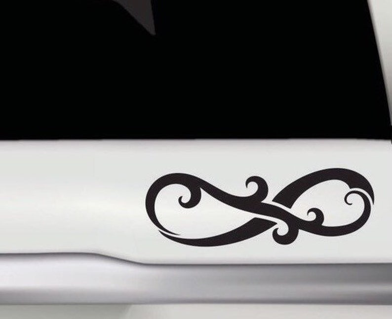 Infinity Symbol Sticker Infinity Car Decal Infinity Symbol | Etsy