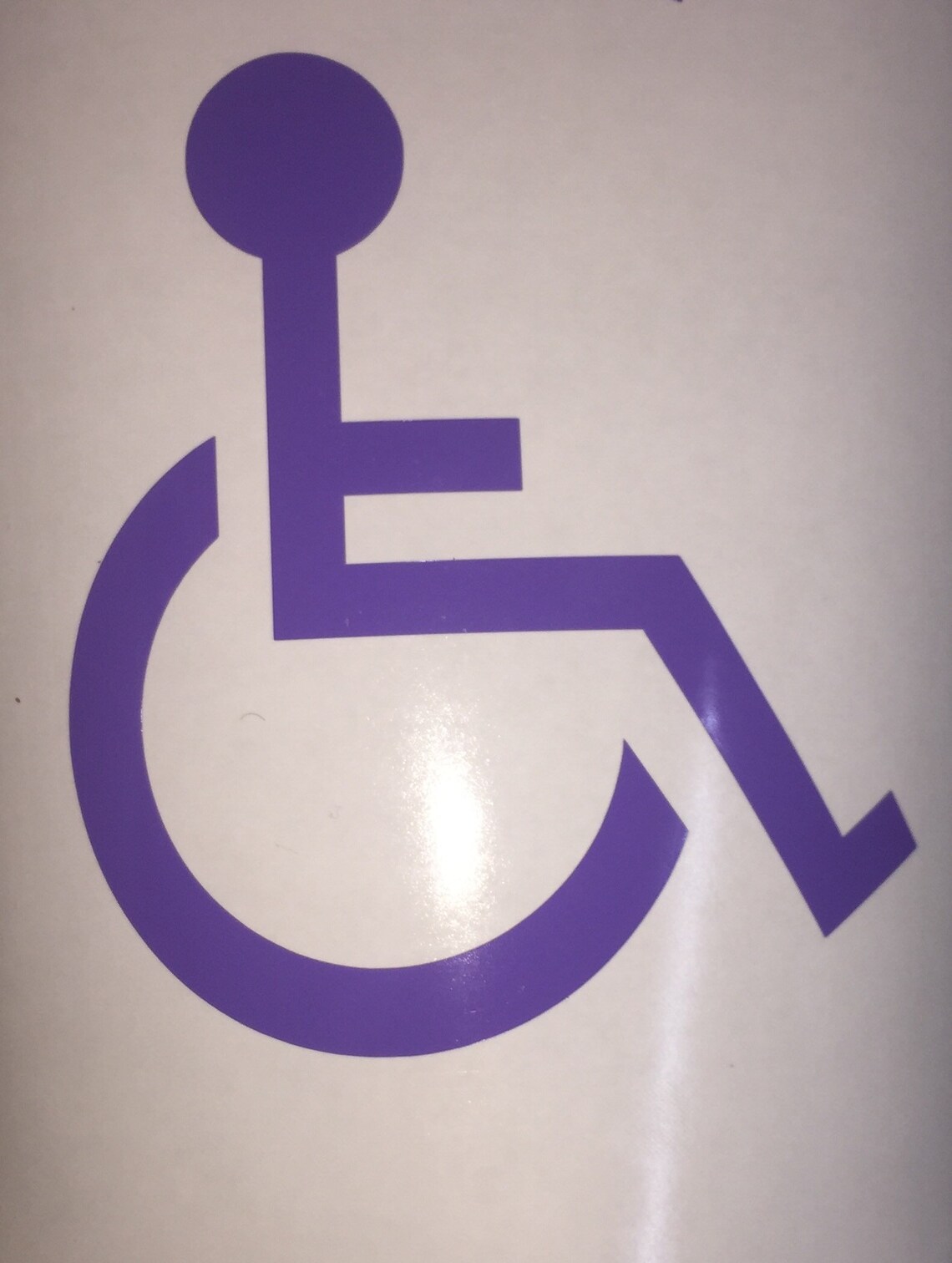 Wheelchair Vinyl Decal Wheelchair Bumper Sticker | Etsy