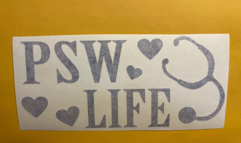 PSW Bumper Sticker PSW Vinyl Car Truck Decal Sticker - Etsy