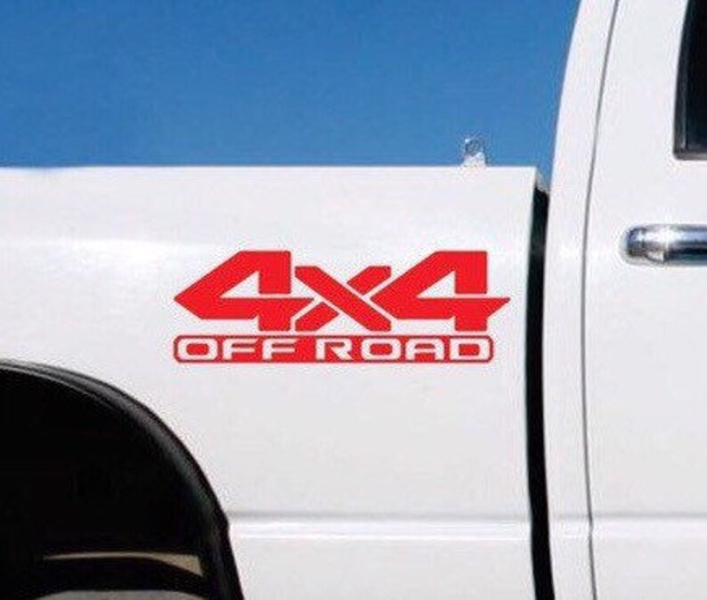 4x4 bumper sticker 4x4 truck sticker 4x4 truck decal 4x4 | Etsy