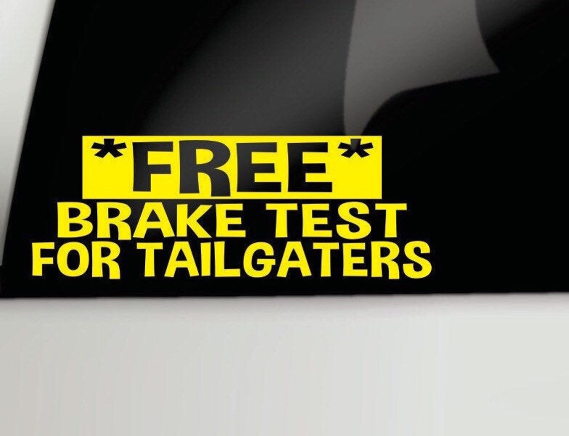 Tailgaters Vinyl Car Truck Bumper Sticker Decal Funny Bumper - Etsy