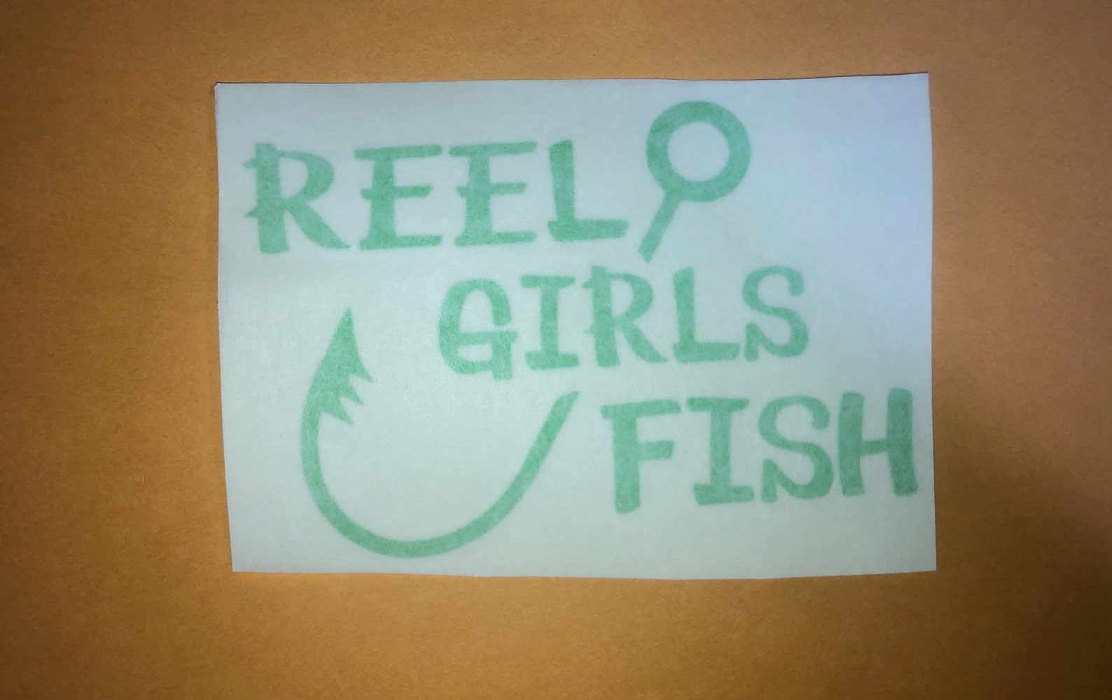 Reel Girls Fish bumper Sticker Girls Fishing vinyl Decal | Etsy