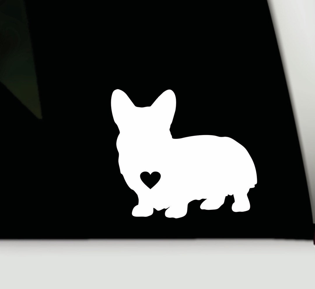 Corgi Vinyl Decal | Corgi Car Truck Sticker | Corgi Dog Sticker | Corgi ...