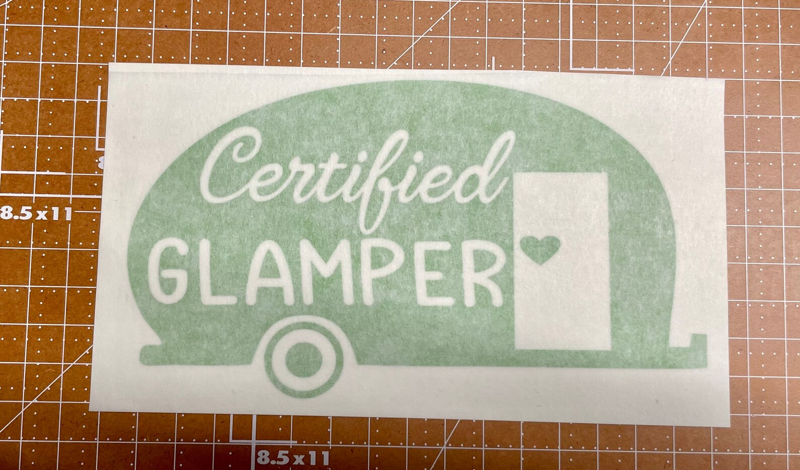 Certified Glamper Vinyl Decal | Glamper Bumper Sticker | Glamping ...