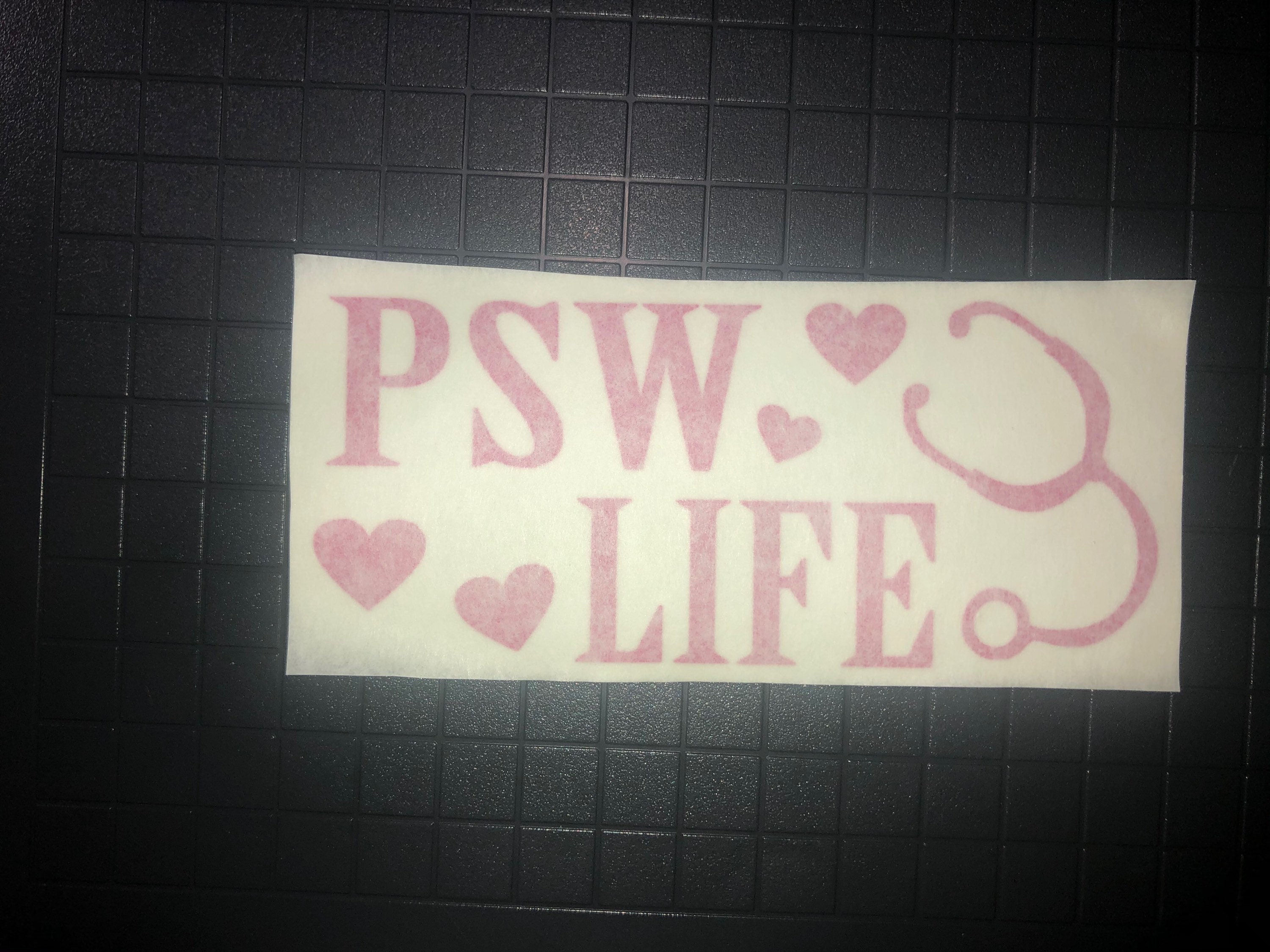 PSW bumper sticker PSW vinyl car truck decal sticker | Etsy