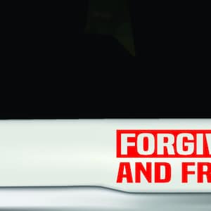 Forgiven and Free Bumper Sticker Forgiven Car Decal | Etsy