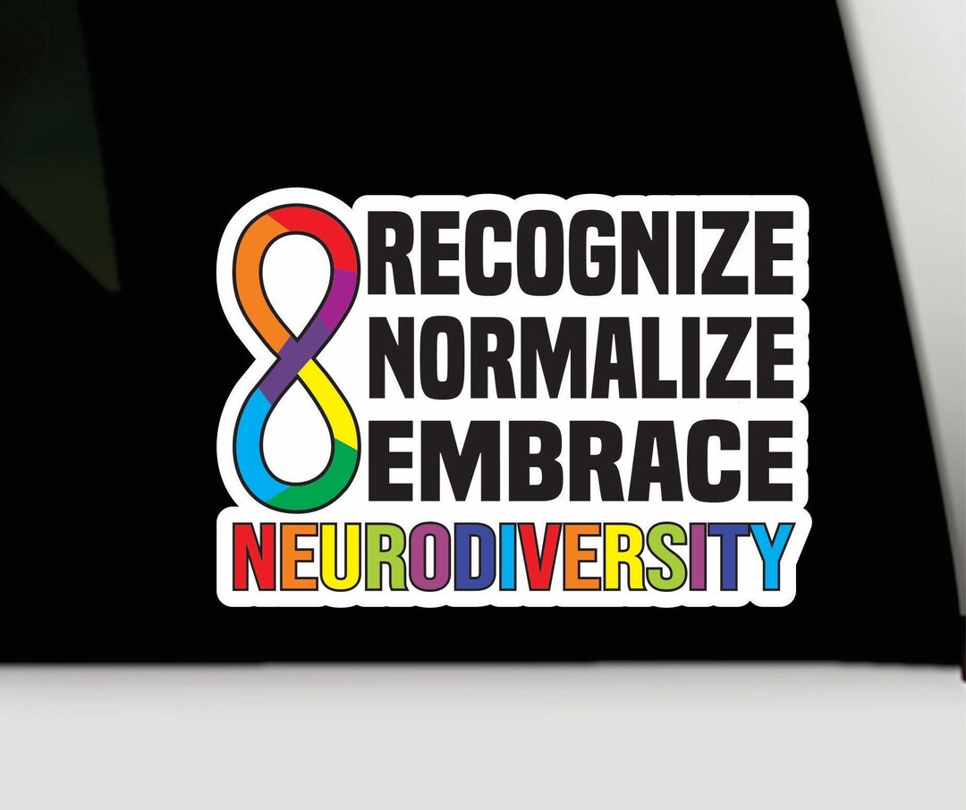 Embrace Neurodiversity Bumper Sticker Embrace Neurodiversity - Etsy