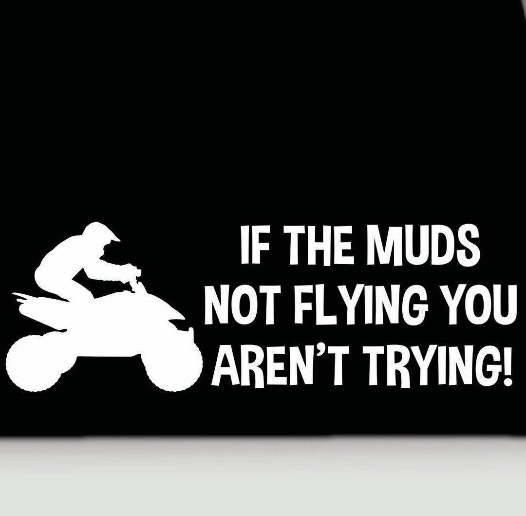 ATV Vinyl Decal | Atv Vinyl Sticker | Four Wheeler Vinyl Decal | Quad ...