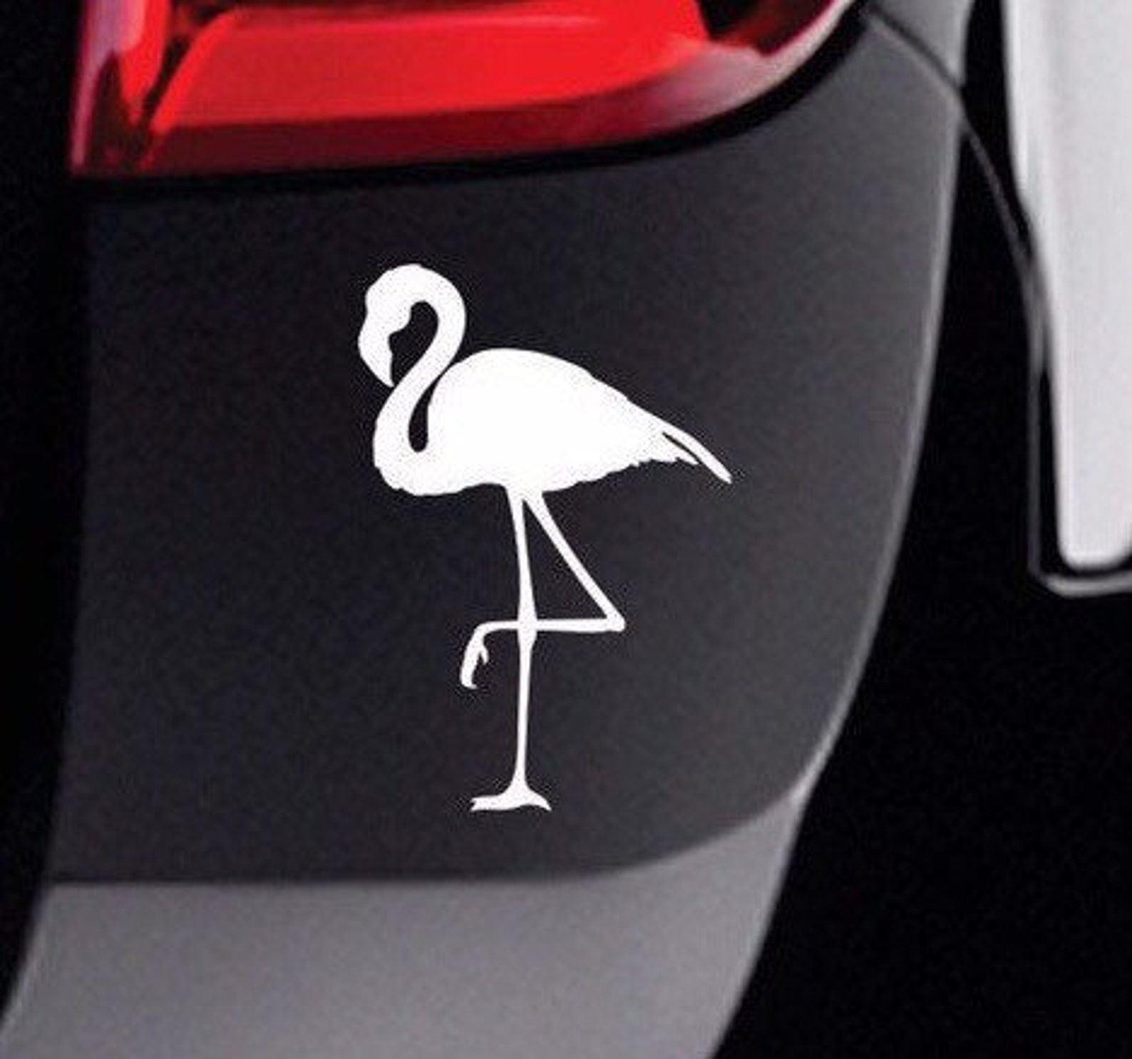 Flamingo Vinyl Decal Flamingo Bumper Sticker Flamingo Car | Etsy