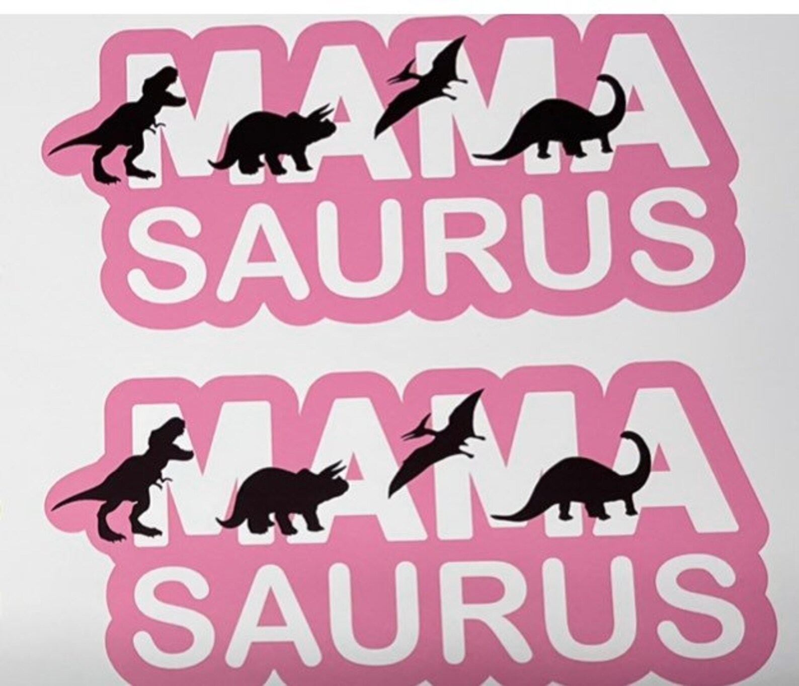Mamasaurus bumper sticker Mamasaurus vinyl decal mama | Etsy