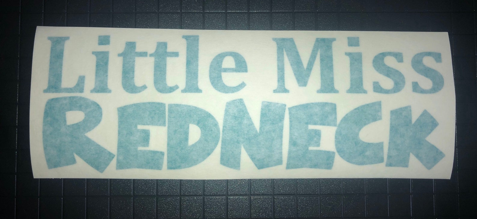 Little Miss Redneck Bumper Sticker | Funny Redneck Vinyl Decal Sticker ...