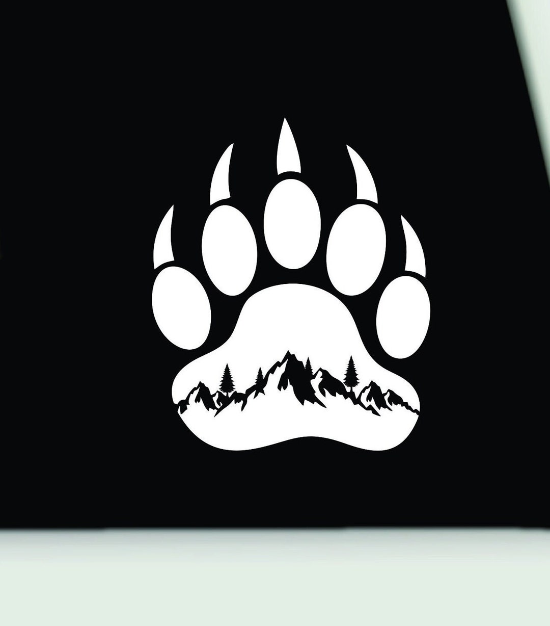 Bear Claw Vinyl Decal | Bear Paw Sticker | Bear Claw | Bear Claw Bumper ...
