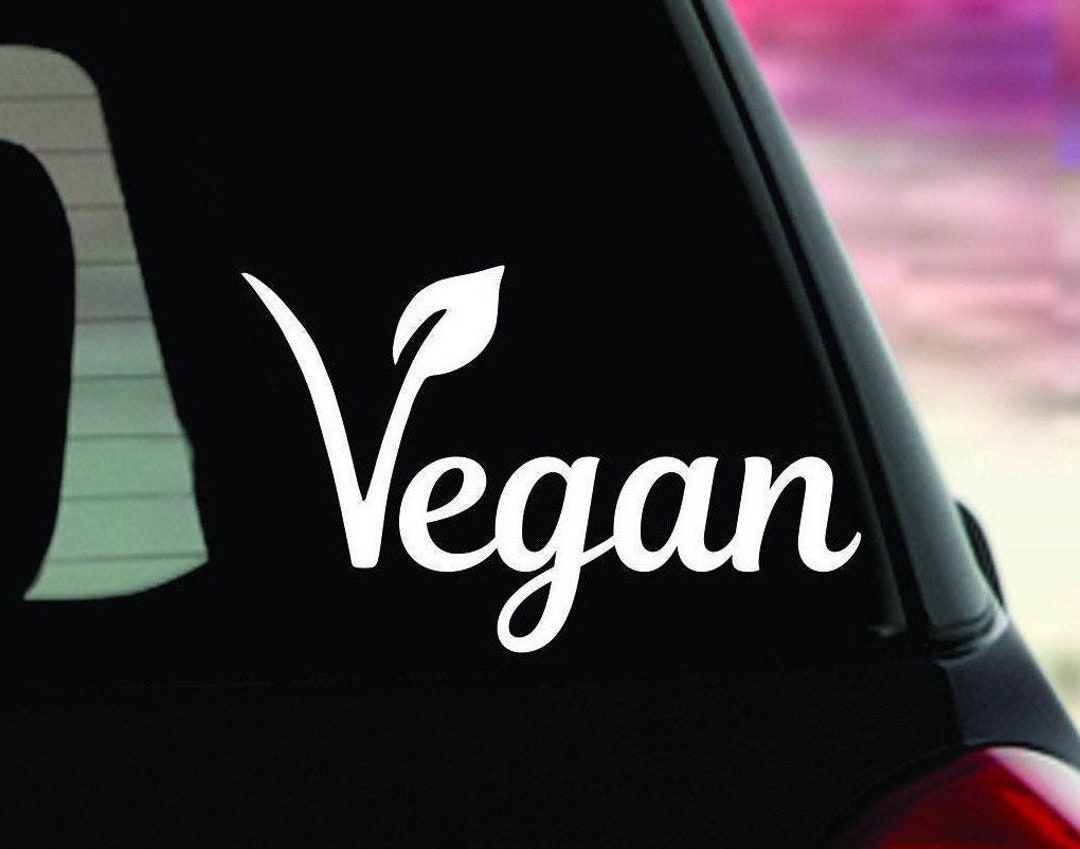 Vegan Vinyl Decal | Vegan Sticker | Vegan Bumper Sticker | Vegan Vinyl ...