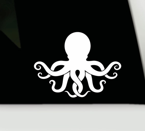 Octopus Vinyl Decal Sticker Octopus Window Bumper Sticker - Etsy