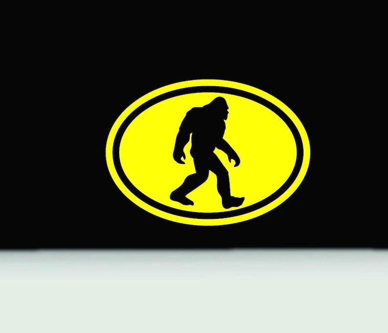 Bigfoot Oval Decal | Bigfoot Sticker | Bigfoot Bumper Sticker | Bigfoot ...