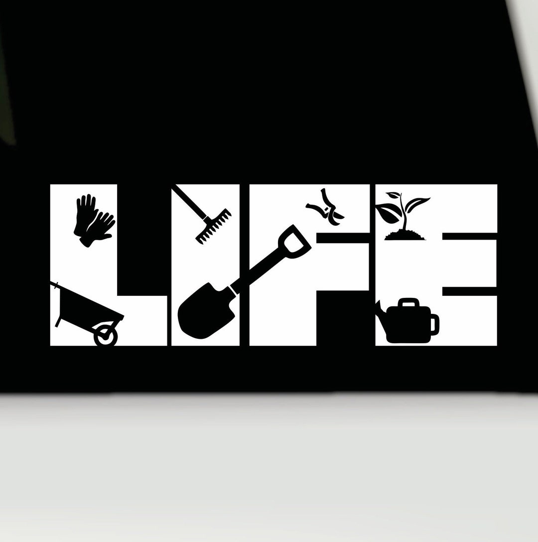 Gardening Vinyl Decal | Gardener Bumper Sticker | Gardener Car Sticker ...