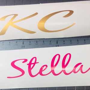 Name Decal | Name Sticker | Vinyl Name Decal | Personalized Decal |word ...