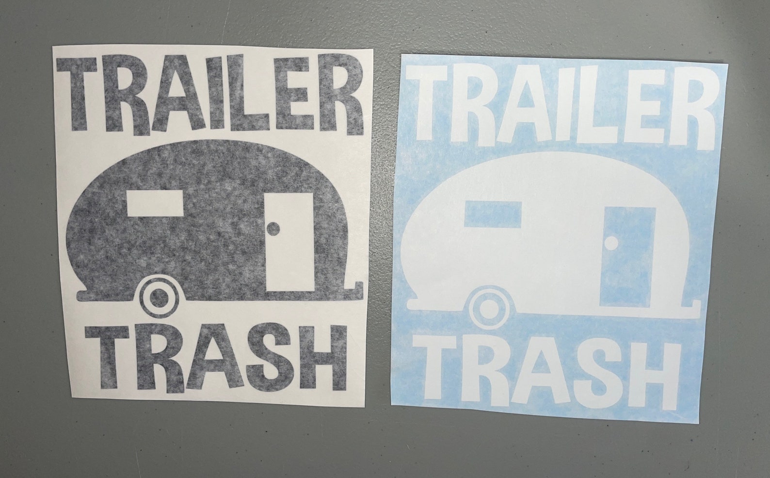 Trailer Trash Sticker Trailer Trash Vinyl Sticker Trailer - Etsy