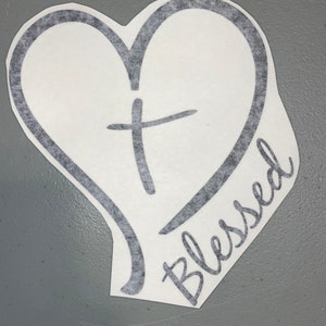 Blessed Car Decal | Blessed Bumper Sticker | Blessed Vinyl Decal ...