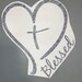 Blessed Car Decal Blessed Bumper Sticker Blessed Vinyl - Etsy