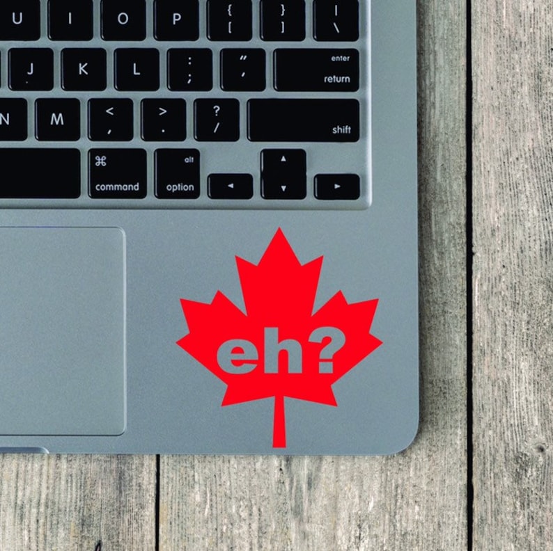 Eh Bumper Sticker Eh Vinyl Decal Canada Maple Leaf Bumper - Etsy